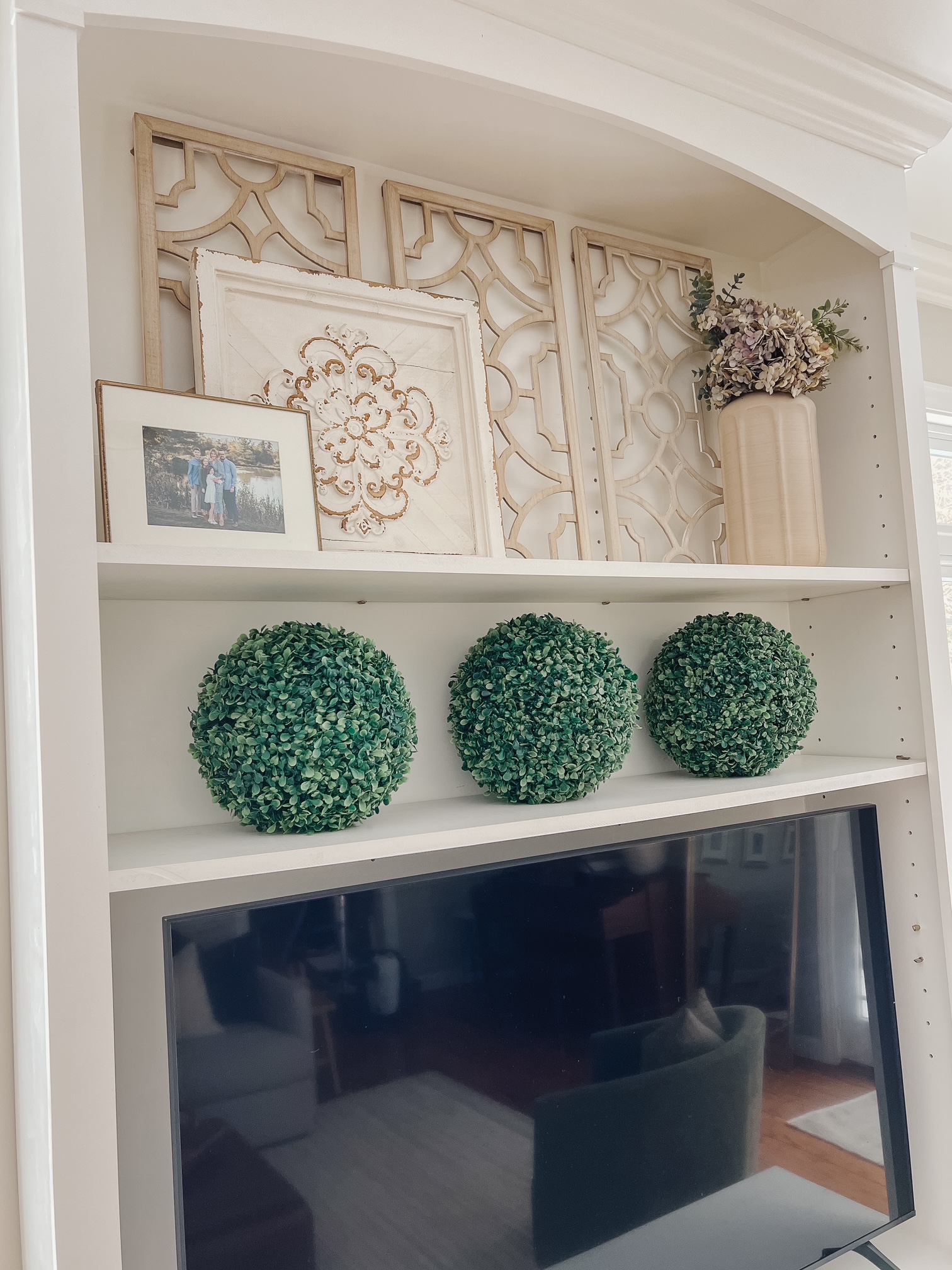 Family Room (featuring the Crate & Barrel Lounge Sectional and Pottery ...